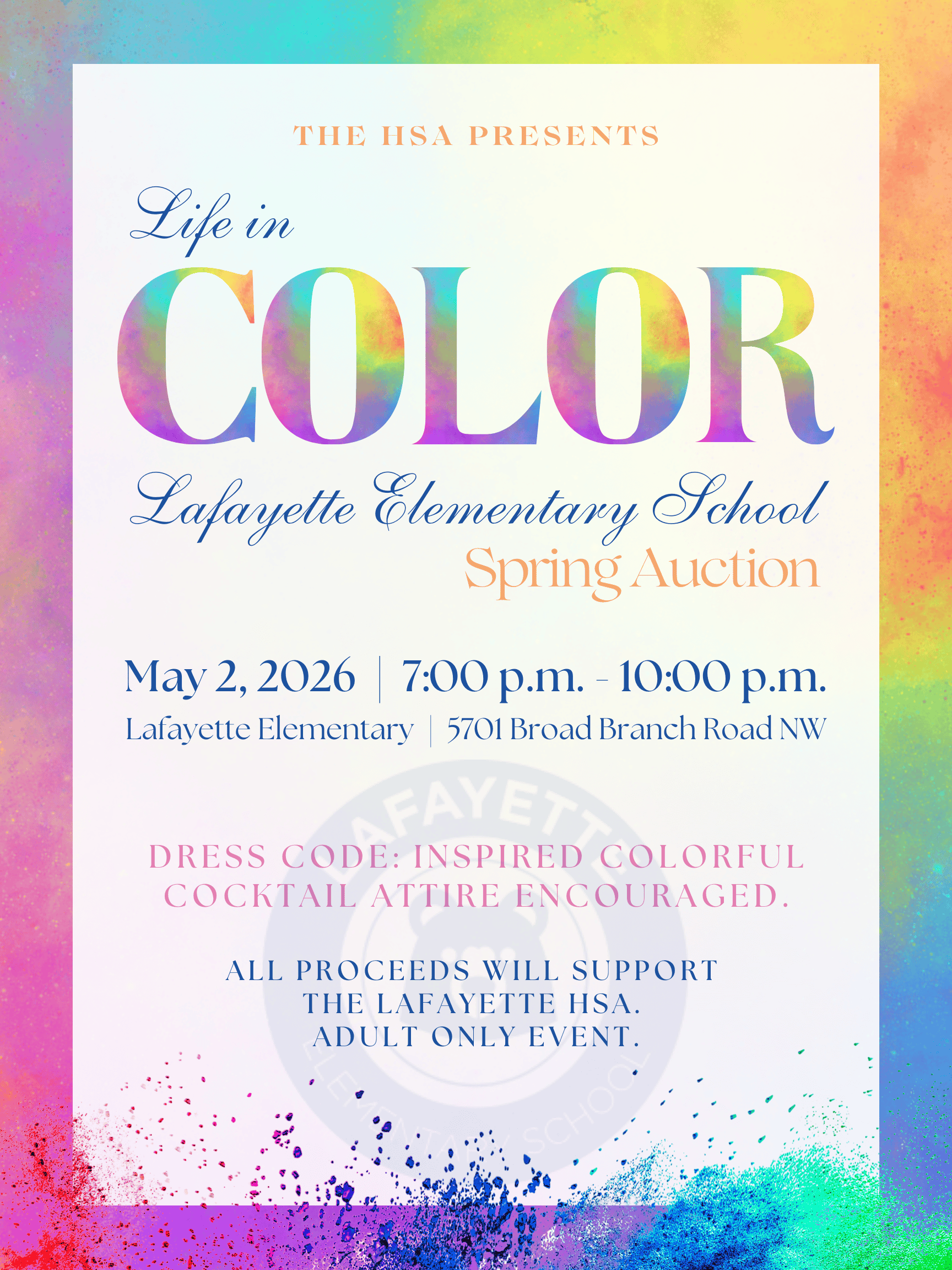 Announcing Spring Auction Theme: Life in Color - Lafayette Home ...